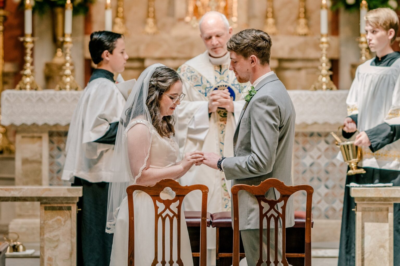 St. Veronica Catholic Church Wedding - Chantilly, Virginia - Rebekah ...